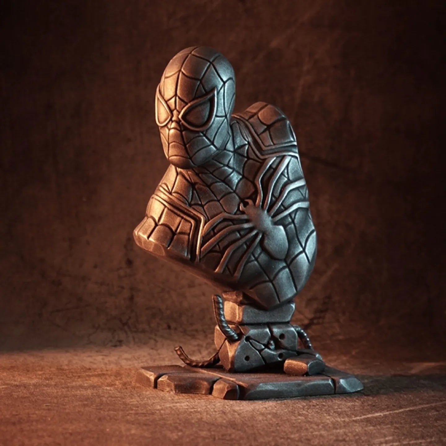 Web-Slinger's Essence: Spider-Man Bust. – FigureOut 3D