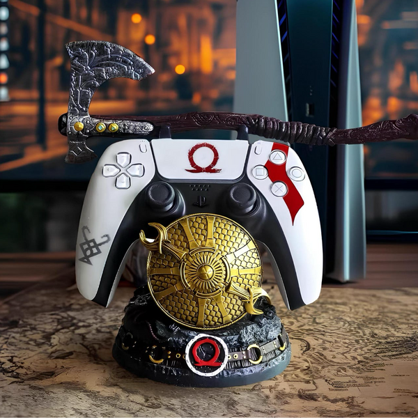 God of War "Guardian Shield with Leviathan Axe" Controller Stand ...