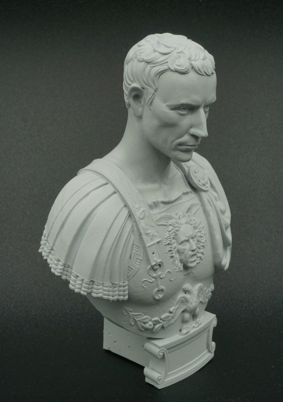 Imperial Elegance: Julius Caesar Bust – FigureOut 3D