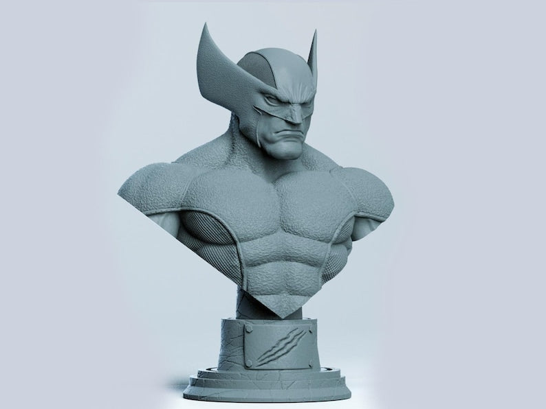 Adamantium Masterpiece: Wolverine Bust – FigureOut 3D
