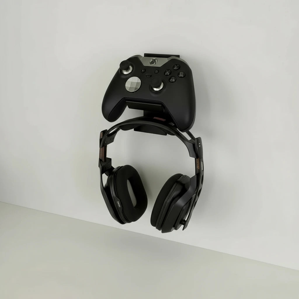Combined Headphone & Controller Hanger – FigureOut