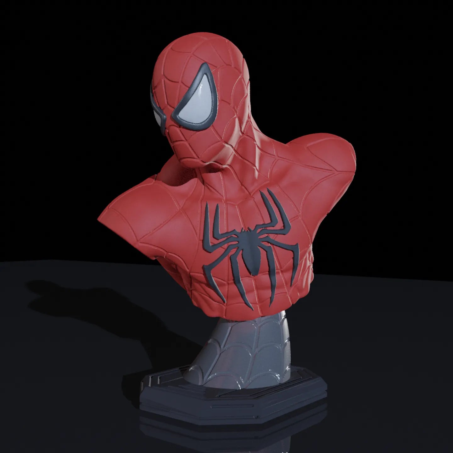 Web-Slinger's Essence: Spider-Man Bust. – FigureOut
